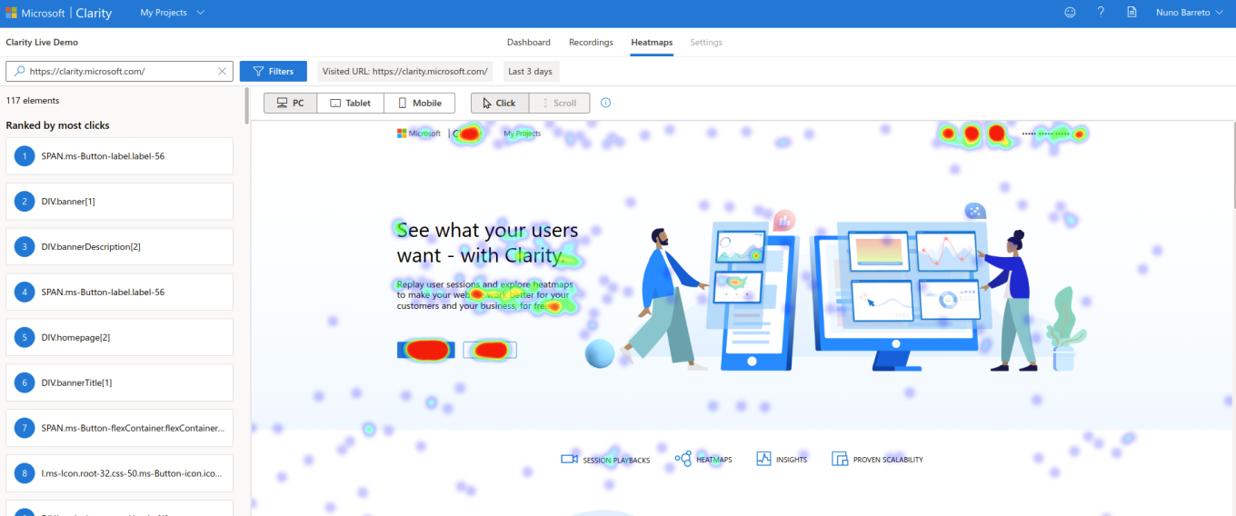Microsoft Clarity: O que é e como usar